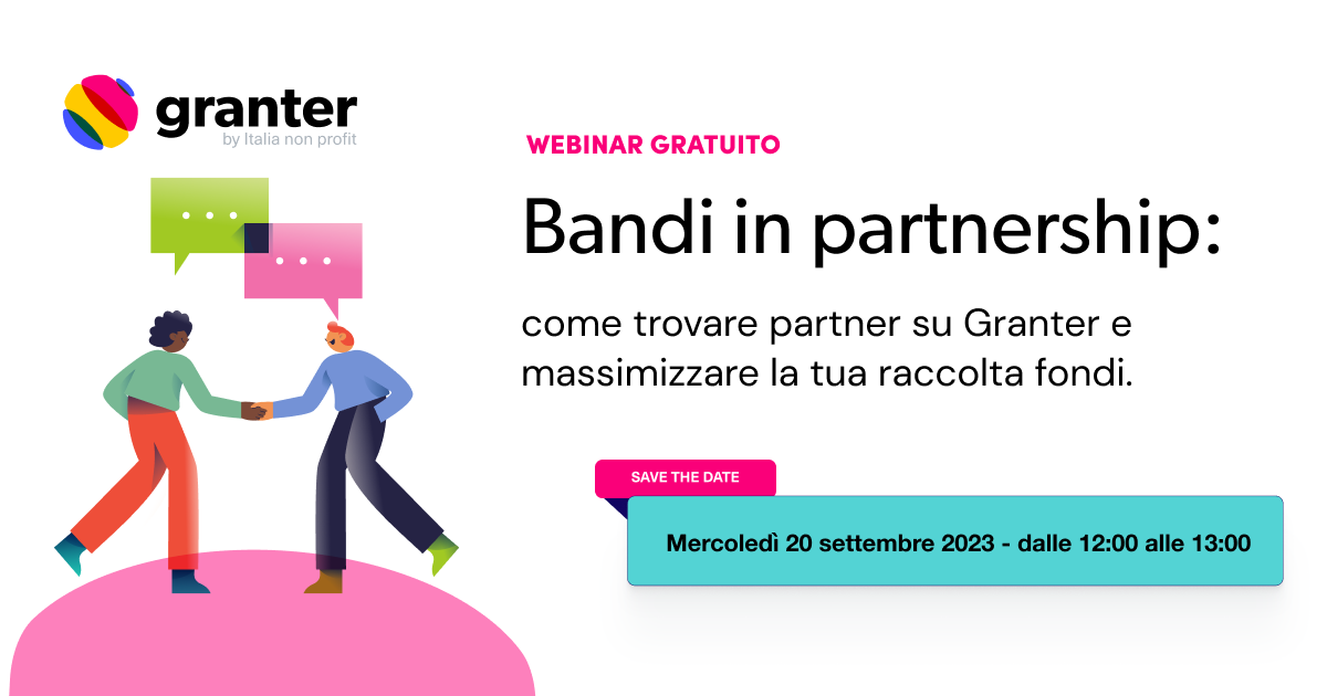 [webinar] Bandi in partenariato: come trovare partner su Granter e ...